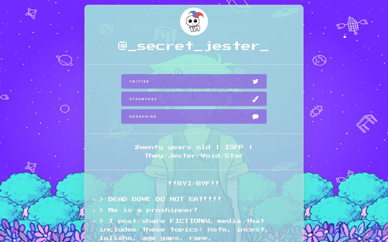 Jester's profile!